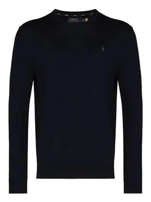 Polo Ralph Lauren Cotton Crew Neck Sweater - Blue