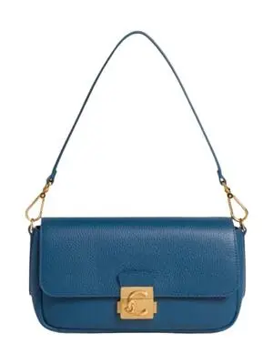 COCCINELLE C-me Lock Bag With Gold-tone Hardware - Blue