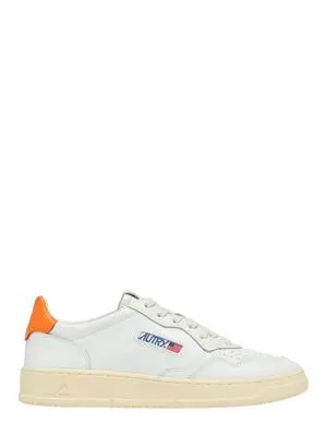 AUTRY AUTRY Medialist Low Leather Sneakers Orange