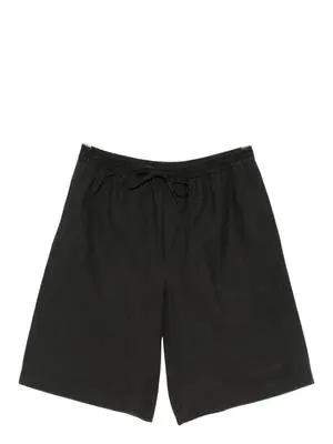 DUNST Cotton Blend Pajama Shorts - Black