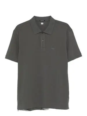 C.P. COMPANY C. P. Company Polo Shirt With Logo - Grey