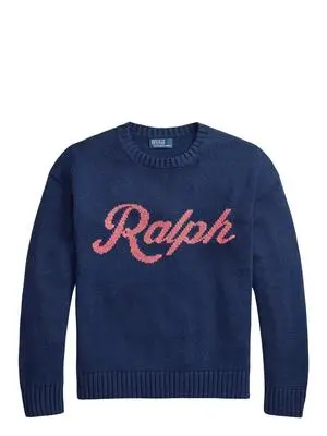 Polo Ralph Lauren The Ralph Logo Crewneck Sweater - Blue
