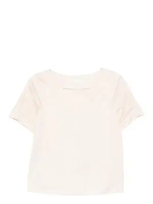 SUSANNE BOMMER Short Sleeve Cotton T-shirt - White
