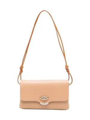 ZANELLATO Lettera Daily Leather Clutch - Brown