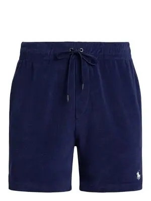 Polo Ralph Lauren Logo Detail Terry Shorts - Blue