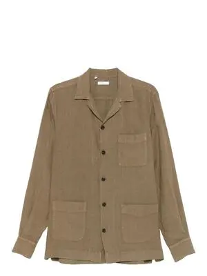 Boglioli Linen Shirt - Brown