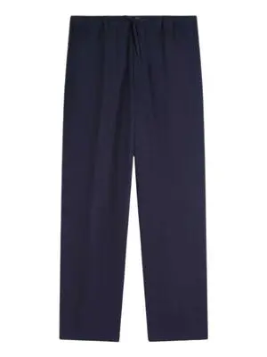 Dries Van Noten Cotton Trousers - Blue
