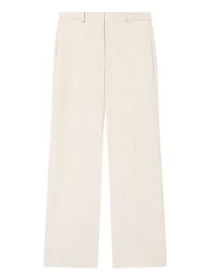 Isabel Marant Étoile Noanda Silk Blend Trousers - Beige
