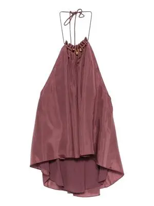 Zimmermann Aster Silk Top - Brown