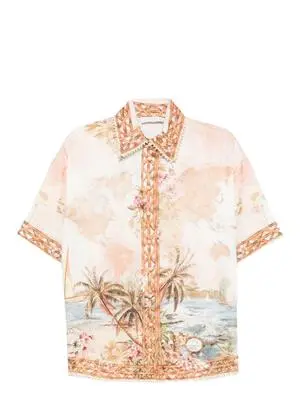 Zimmermann Mahon Linen Shirt - Multi