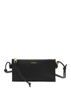Loewe Joya Leather Pouch - Black