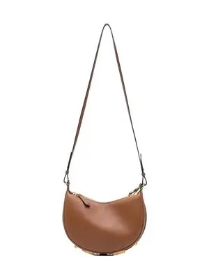 Fendi Mini Leather Handbag - Brown