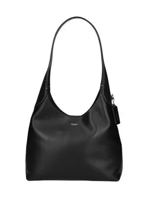 COACH Brooklyn 28 Leather Hobo Bag - Black