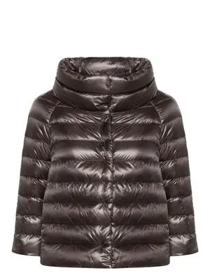 Herno Sofia Nylon Cape - Grey