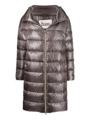 Herno Matilde Midi Down Jacket - Grey