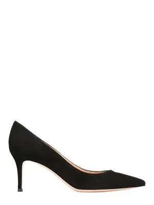 GIANVITO ROSSI Suede Leather Pumps - Black
