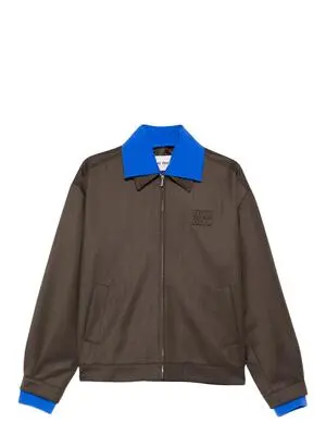 Miu Miu Nylon Blouson Jacket - Brown
