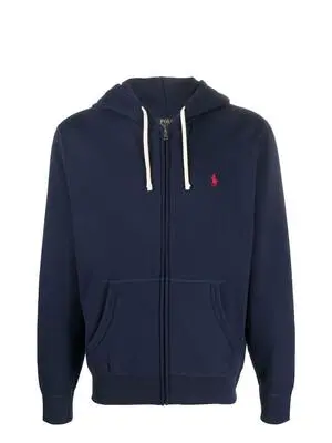 Polo Ralph Lauren Zip-up Logo Sweatshirt - Blue