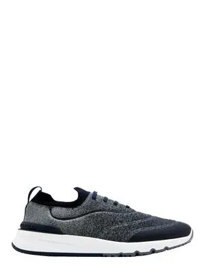 Brunello Cucinelli Knitted Sneakers - Blue
