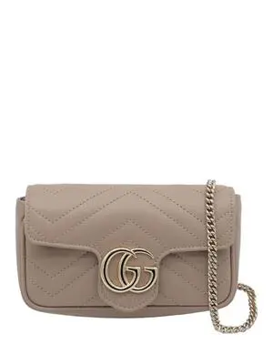 Gucci Gg Marmont Mini Bag - Grey