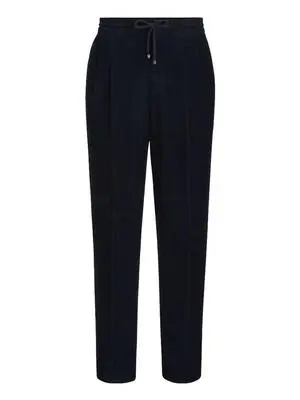 Brunello Cucinelli Velvet Trousers - Blue