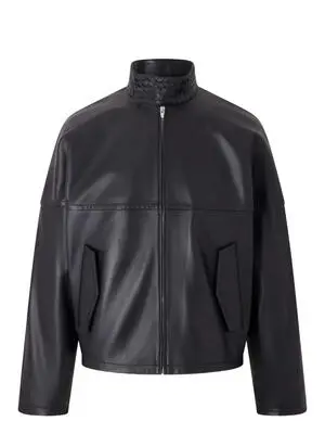 Bottega Veneta Leather Jacket - Black