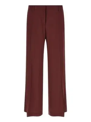 Alberto Biani Wide-leg Trousers - Red