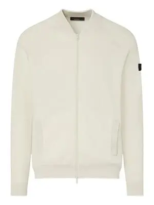 Peuterey Zip Up Bomber Sweatshirt - Beige