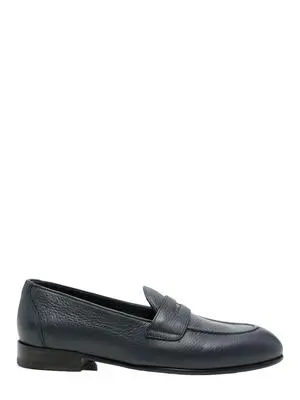 Brioni Appia Leather Penny Loafers - Blue