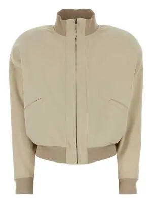 Gucci Cotton Bomber Jacket - Beige