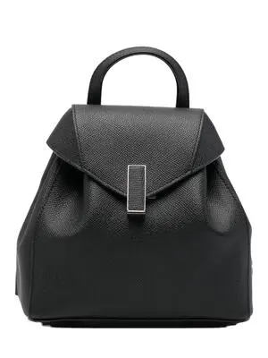 VALEXTRA Iside Mini Leather Backpack - Black