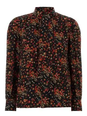 Gucci Printed Silk Shirt - Black