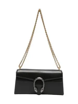 Gucci Dionysus Leather Shoulder Bag - Black