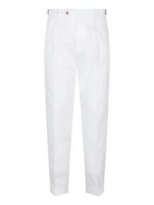 BERWICH Retrolong Belted Trousers - Beige