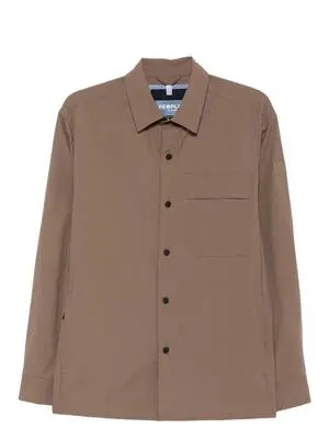 PEOPLE OF SHIBUYA Marioka Overshirt - Brown