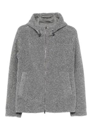 Herno Fleece Blouson Jacket With Bouclé Effect - Grey