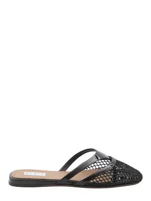 Alaïa Fishnet Thong Sandals - Black