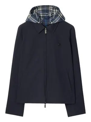 Burberry Reversible Check Blouson Jacket - Blue