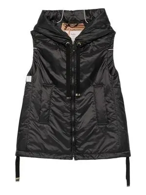 Max Mara Sleeveless Quilted Vest - Black