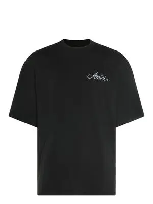 Amiri T-shirt With Logo - Black