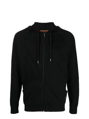 Paul Smith Signature Stripe Cotton Hoodie - Black
