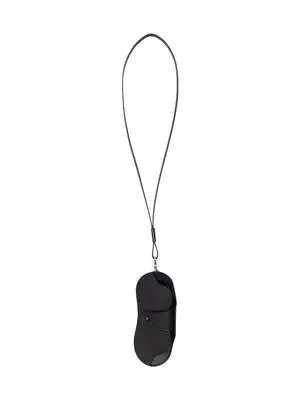 VALEXTRA Crossbody Glasses Case - Black