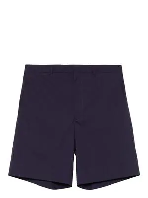 Prada Cotton Bermuda Shorts - Blue