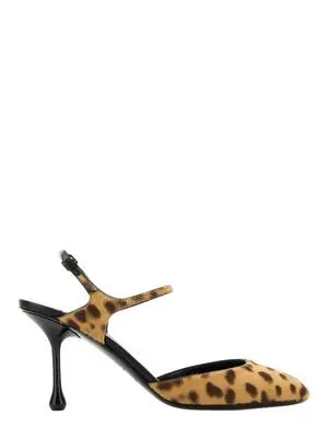 JIMMY CHOO Pixie Leopard Print Slingback Pumps - Multi
