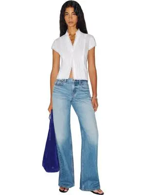 REFORMATION Esti Linen Top - Ivory