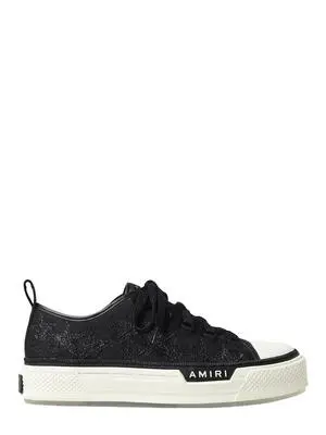 Amiri Glitter Star Low Top Sneakers - Black