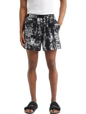 RIZORT Jason Elastic Waist Shorts - Black