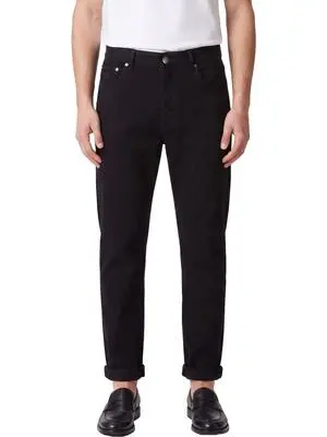 Brunello Cucinelli Straight Fit Five-pocket Jeans - Black