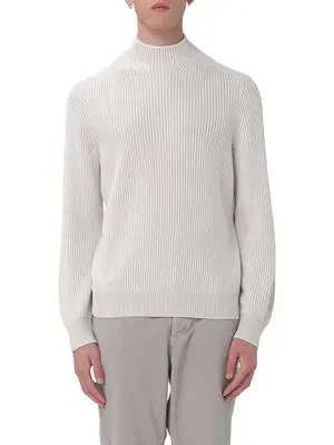 Brunello Cucinelli High-neck Ribbed Cashmere Jumper - Sand