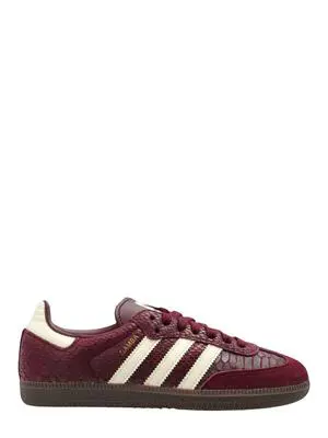 ADIDAS ORIGINALS Samba Og Sneakers With Python Print Detail - Red